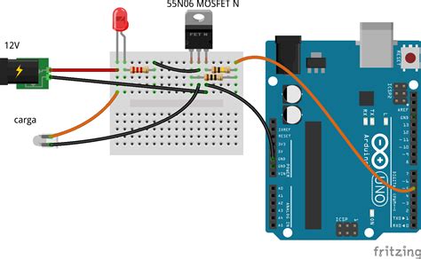 arduino para makers driver para cargas de 12v com mosfet