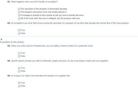 solved 41 what happens when you dont handle an exception