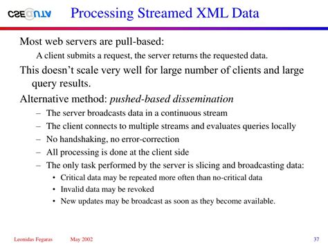 Ppt Query Processing Of Xml Data Powerpoint Presentation Free