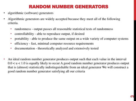 Ppt Modeling And Simulation Cs 313 Lecture 6 Random Number