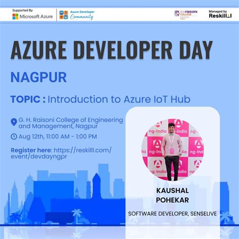 Azure Developer Community On Linkedin Azuredeveloperday Azureiothub Iot Internetofthings