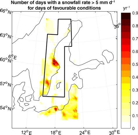 Frequency Of Occurrence For Favourable Atmospheric Conditions With