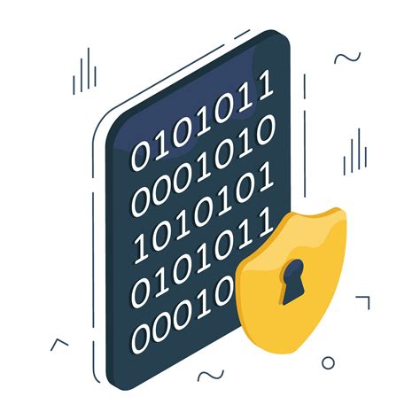Vector Design Of Secure Binary Data 36321357 Vector Art At Vecteezy