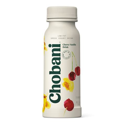 Drink Chobani Cherry Vanilla Low Fat Greek Yogurt