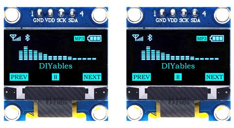 DIYables OLED 128x64 For Arduino ESP32 ESP8266 Raspberry Pi