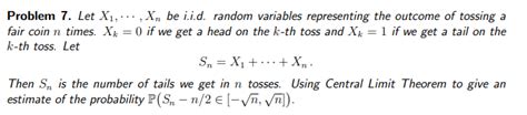 solved problem 7 ﻿let x1 cdots xn ﻿be i i d ﻿random