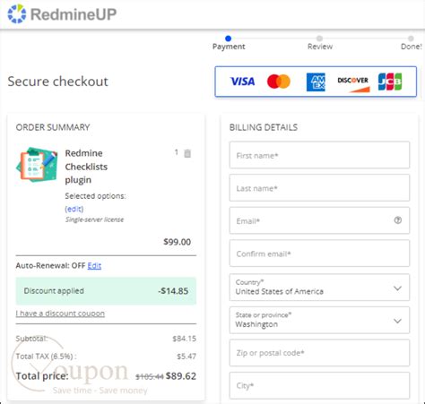 15 Off Redmine Checklists Plugin Coupon Sept 2025 Verified