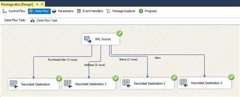 uma s blog how to import xml data using xml source in ssis