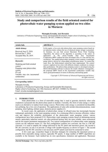 Design And Simulation Of Solar Powered Bldc Motor Pptx