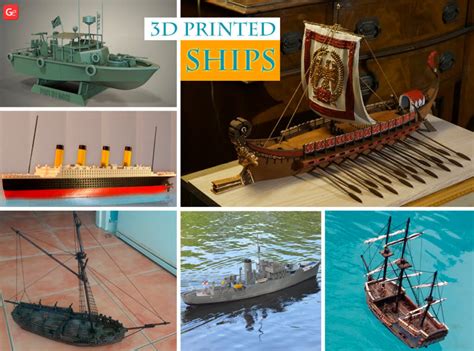 3d Printed Boat And Fantasy Ships With Stl Files