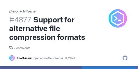 Support For Alternative File Compression Formats · Issue 4877