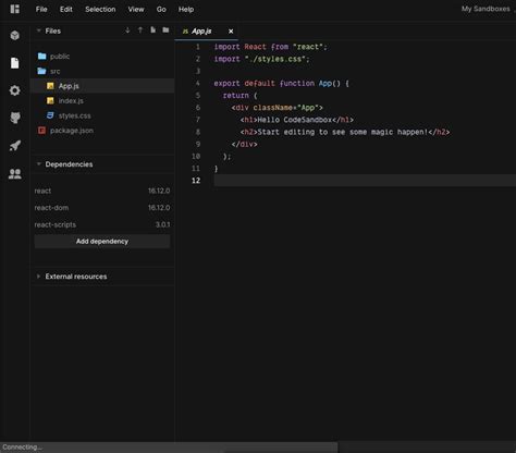 CodeSandbox Does Not Load Issue Codesandbox Codesandbox Client GitHub
