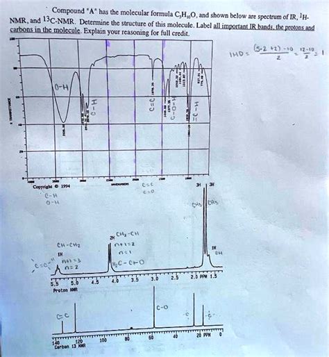 solved compound a has a molecular formula c5h10o and shown below