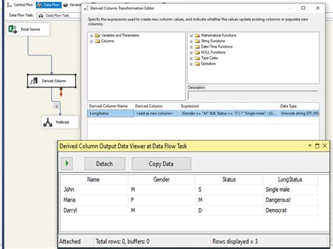 Derived Column Transformation In Ssis