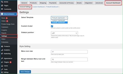 Woocommerce My Account Page Customize User Dashboard
