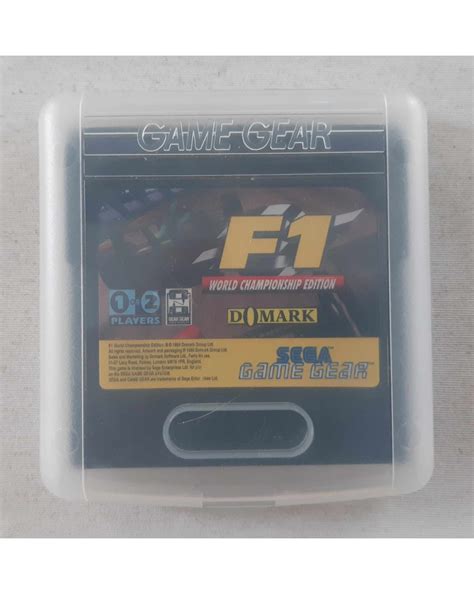 Sega Game Gear F1 World Championship Edition With Original Plastic Case