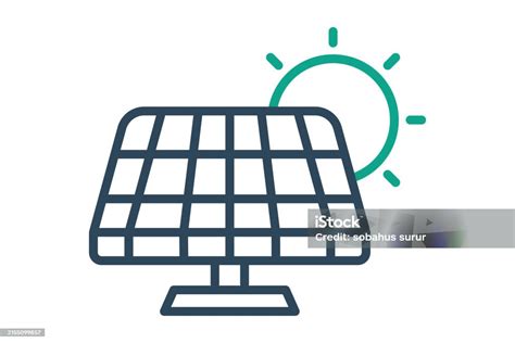 태양 전지판 아이콘입니다 유틸리티와 관련된 아이콘입니다 선 아이콘 스타일입니다 유틸리티 요소 벡터 일러스트 레이 션 0명에 대한 스톡 벡터 아트 및 기타 이미지 Istock