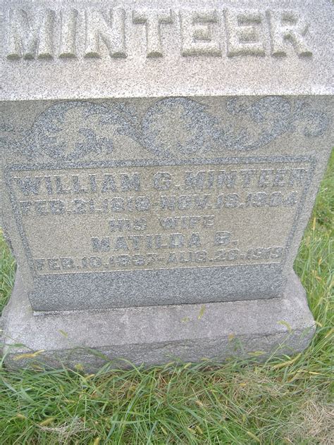 Matilda Bell Minteer 1837 1919 Homenaje De Find A Grave