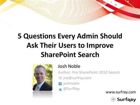 5 questions every admin should ask their users to improve sharepoint