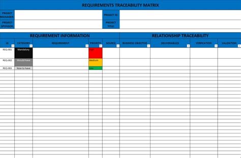 39 Useful Requirements Traceability Matrix Templates Free