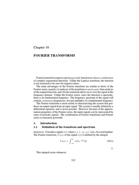 Fourier Transforms3 Pdf Spectral Density Fourier Transform