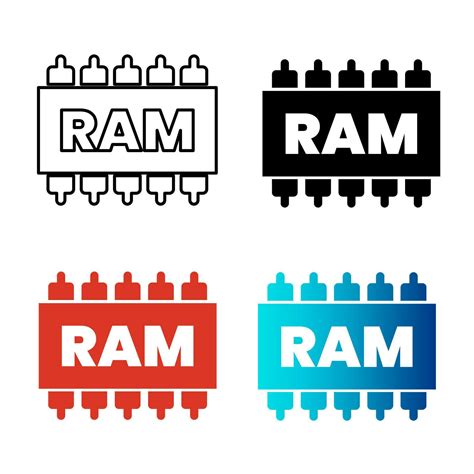 Abstract Ram Memory Silhouette Illustration 25841529 Vector Art At Vecteezy