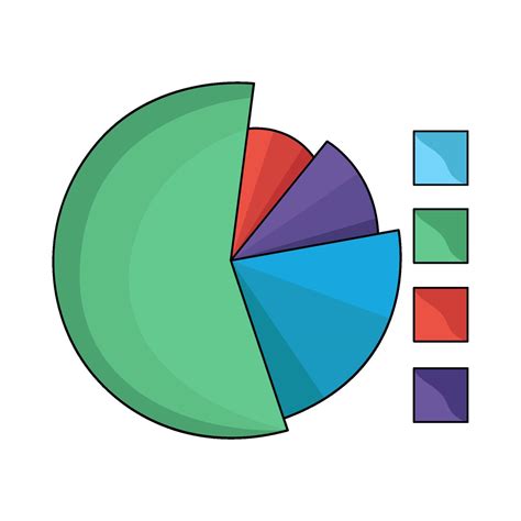 Illustration Of Interactive Pie Chart Visualization 53415350 Vector Art At Vecteezy