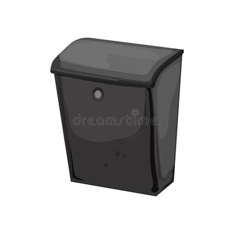 Postbox Mailbox Letter Game Pixel Art Vector Illustration Stock Vector