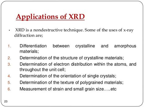 X Ray Diffraction