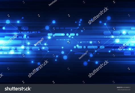 Abstract Technology Concept Vector Illustration Background Stock Vector Royalty Free 626388812