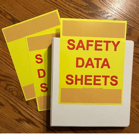 Printable Msds Binder Cover Sheet Free Printables