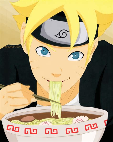 Boruto Loves Ramen By Hatake Flor On Deviantart