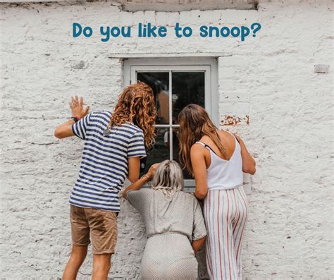Do You Like To Snoop Body Language Blueprints
