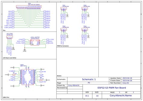 ESP32 S3 PWM Fan Board EasyEDA Open Source Hardware Lab