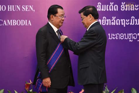 ឧត្តមសេនីយ៍ឯក ហួត ឈាងអន ផ្ញើសារលិខិតអបអរសាទរ សម្តេចតេជោ ហ៊ុន សែន ទទួលបានមេដាយថ្នាក់ខ្ពស់បំផុត