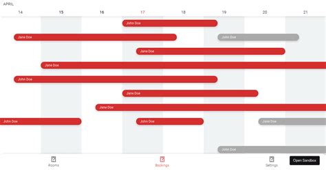 React Booking Calendar Codesandbox