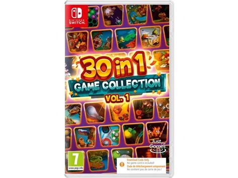 Jogo Para Nintendo Switch 30 Em 1 Coleção De S Vol 1 Código De Download