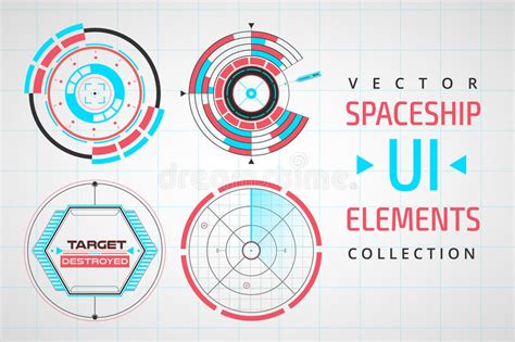 elementos infographic da web da relação de ui ilustração do vetor