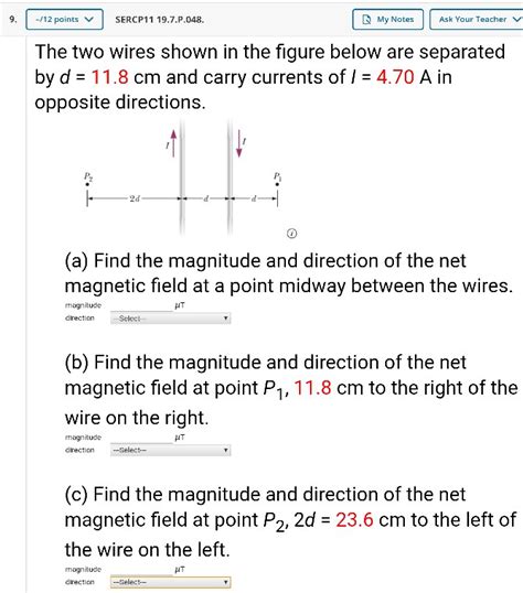 Solved 12 Points Sercp11 19 7 P 048 My Notes Ask Your