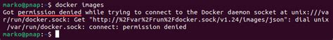Troubleshooting Dial Unix Var Run Docker Sock Connect Permission Denied Error
