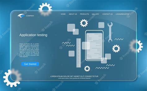 Premium Vector Mobile Application Testing Vector Concept Illustration