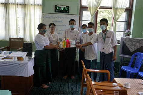 အပြည်ပြည်ဆိုင်ရာ လူငယ်များနေ့ အထိမ်းအမှတ်အဖြစ် ပြည်မြို့ အ ထ က ၄ ကျောင်းအတွက် ကိုဗစ် ၁၉ ရောဂ