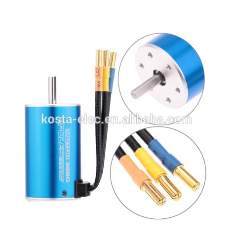 3660 2600kv 4p Brushless Motor And A 80a Brushless Electric Speed