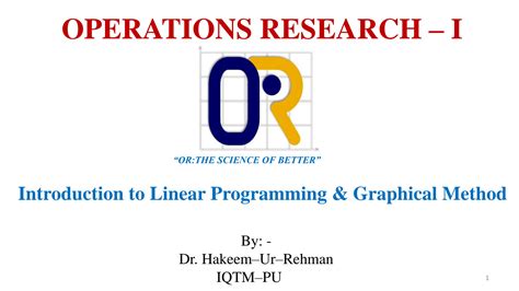 SOLUTION Introduction To Lp Graphical Method Studypool