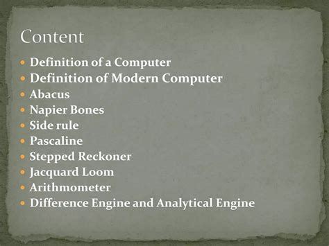 History of Computers ppt | PPTX | Computing | Technology & Computing