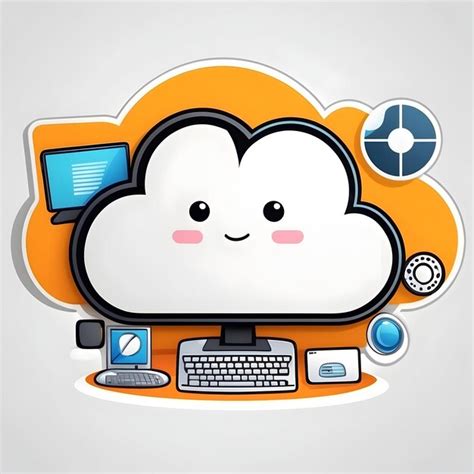 Premium Photo Cloud Computing Icons Cloud Technology Symbols Data