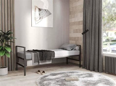 Ліжко двоярусне металеве Basik 2 2000х800х1740 мм — ціна 5980 грн у каталозі Ліжка Купити