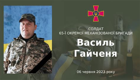 На війні загинув артилерист з Волині Василь Гайченя