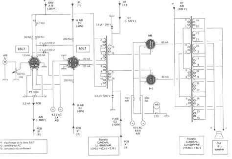 High End Tube Amplifier Schematics