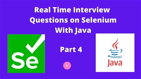 Real Time Automation Testing Interview Questions Selenium Part 4